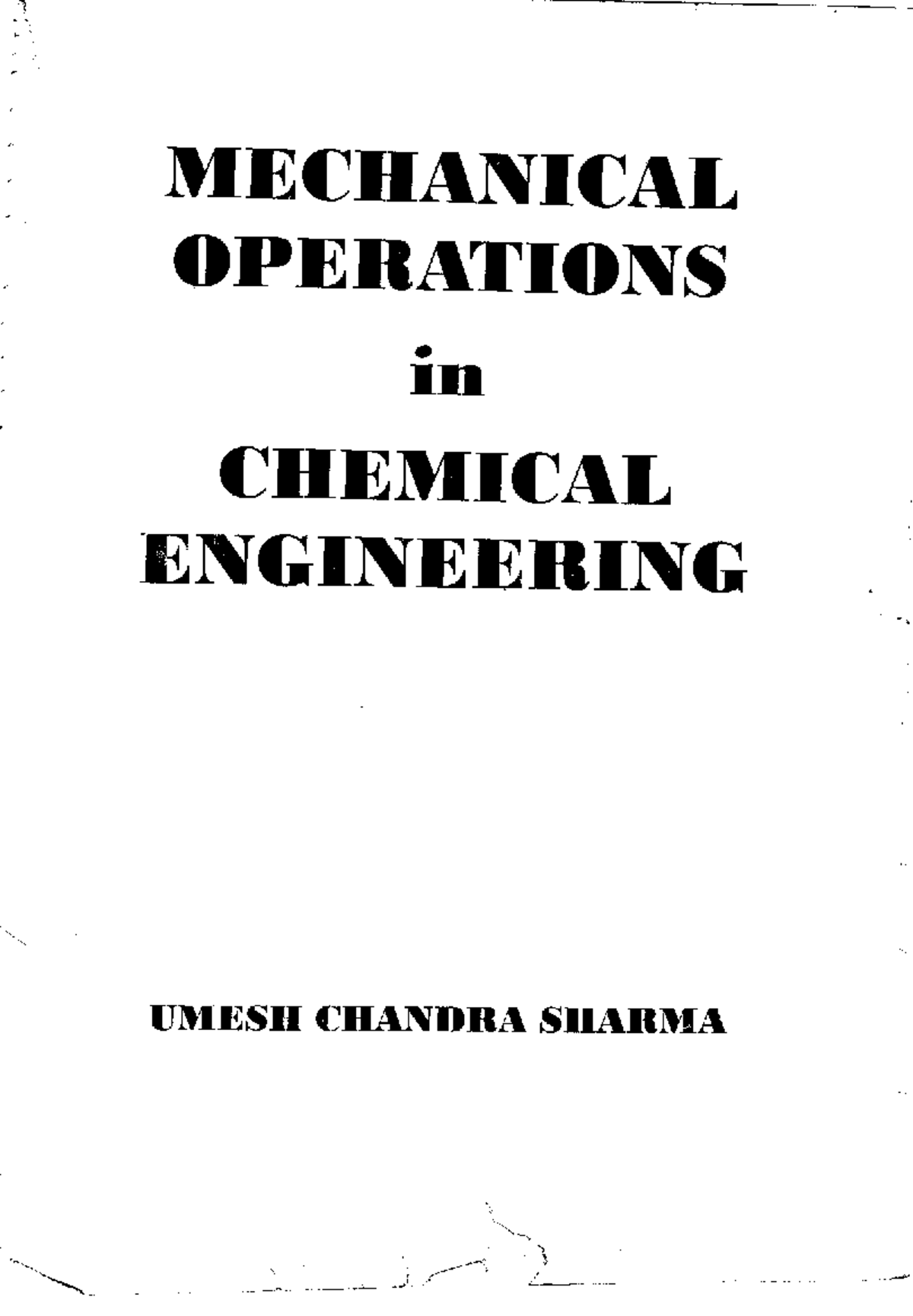 Pdfcoffee.com mechanical-operations-in-chemical-engineering-dr-umesh-chandra-sharma-pdf-free ...
