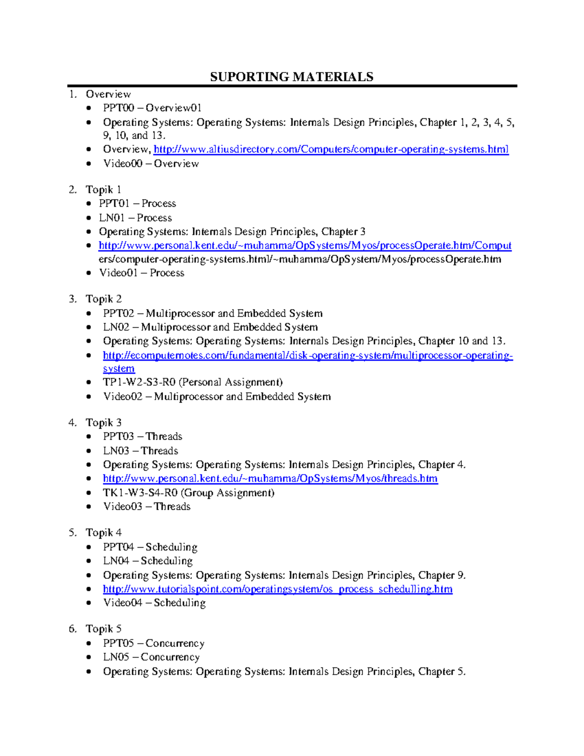 2018 1102164543 Suporting Materials - SUPORTING MATERIALS Overview ...
