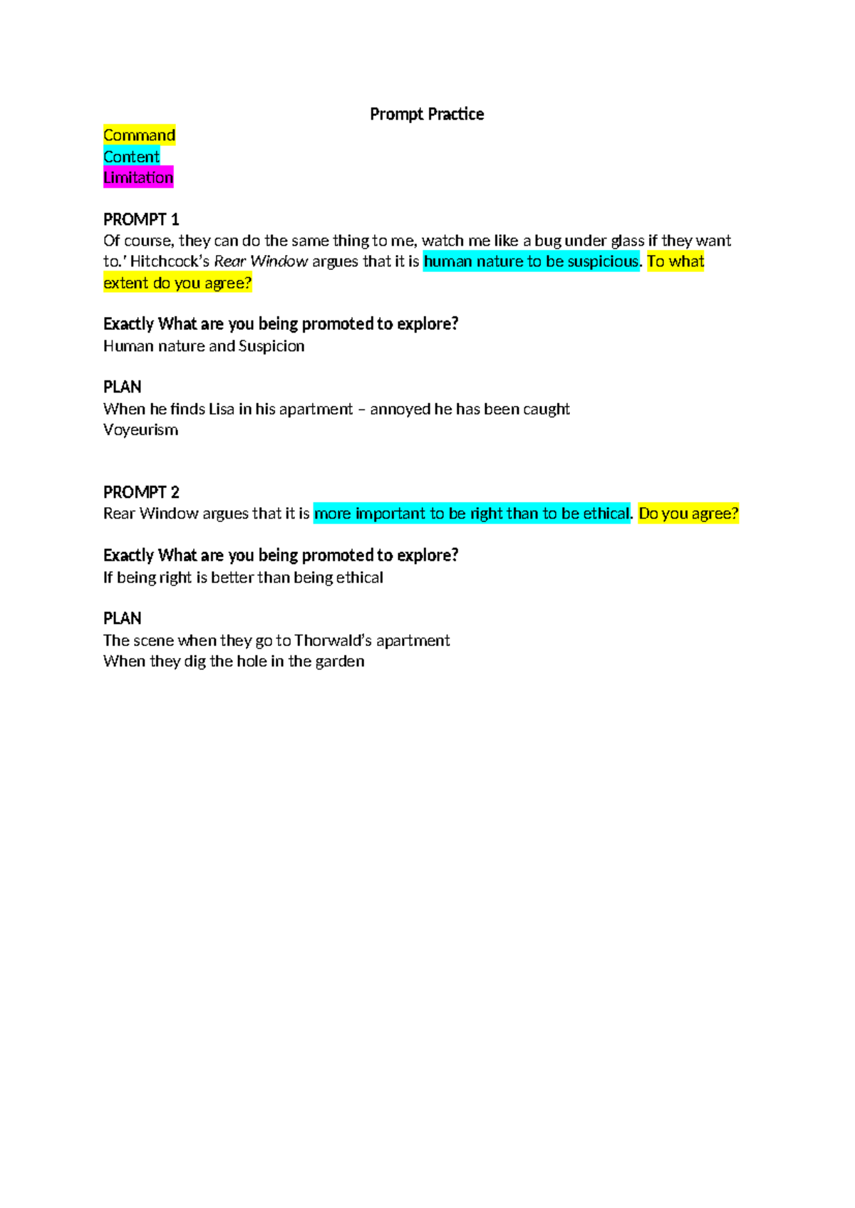 Prompt Practice - safsdcerfgsdfsadc - Prompt Practice Command Content ...