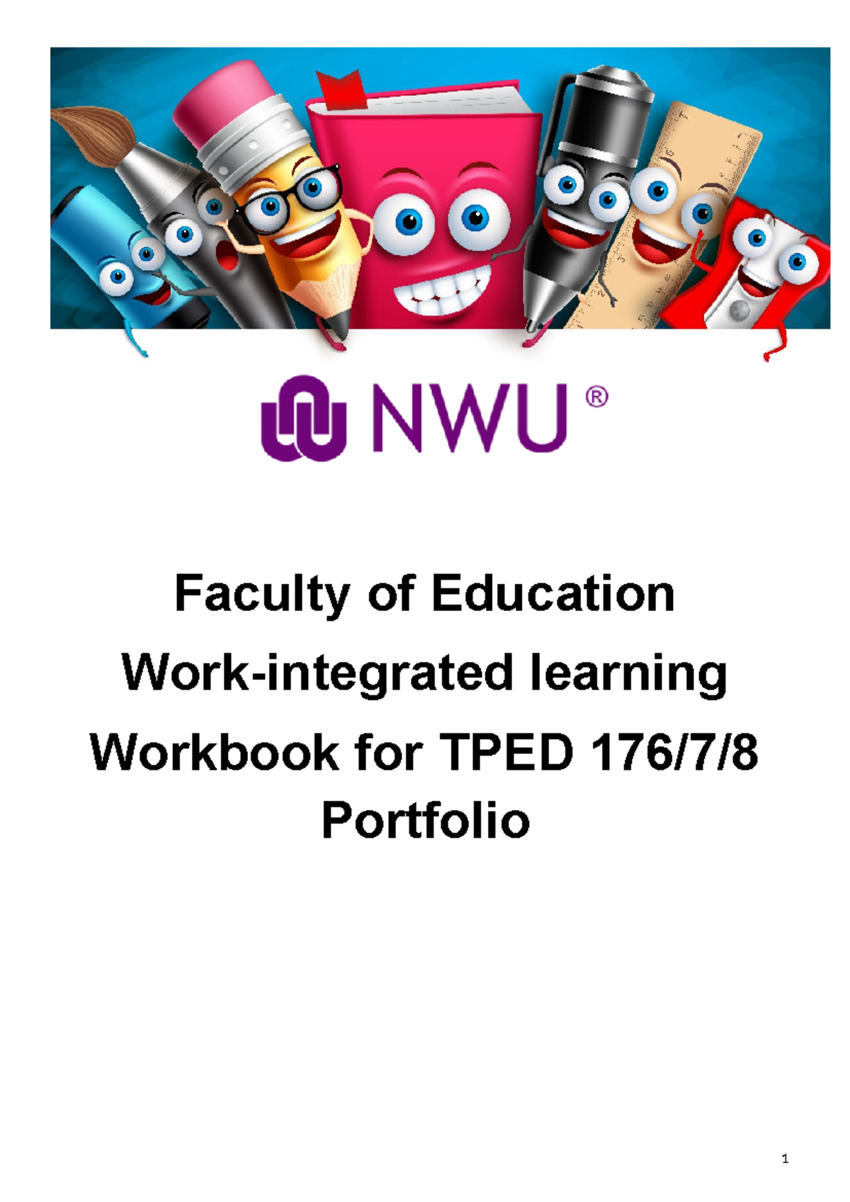 TPED+1+workbook - TPED Workbook - Faculty of Education Work-integrated ...