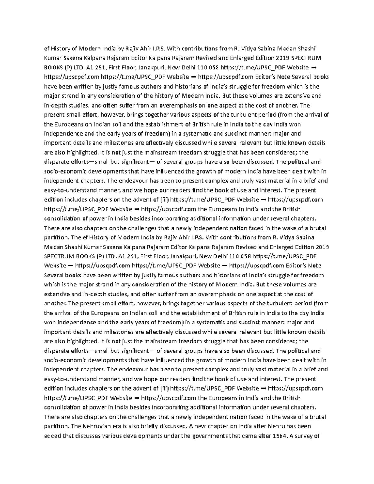 4 sadsad sad sad as sa dass - ef History of Modern India by Rajiv Ahir ...