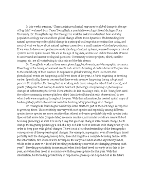 Bio CSA field journal - High elevation rock outcrops - Site: High ...