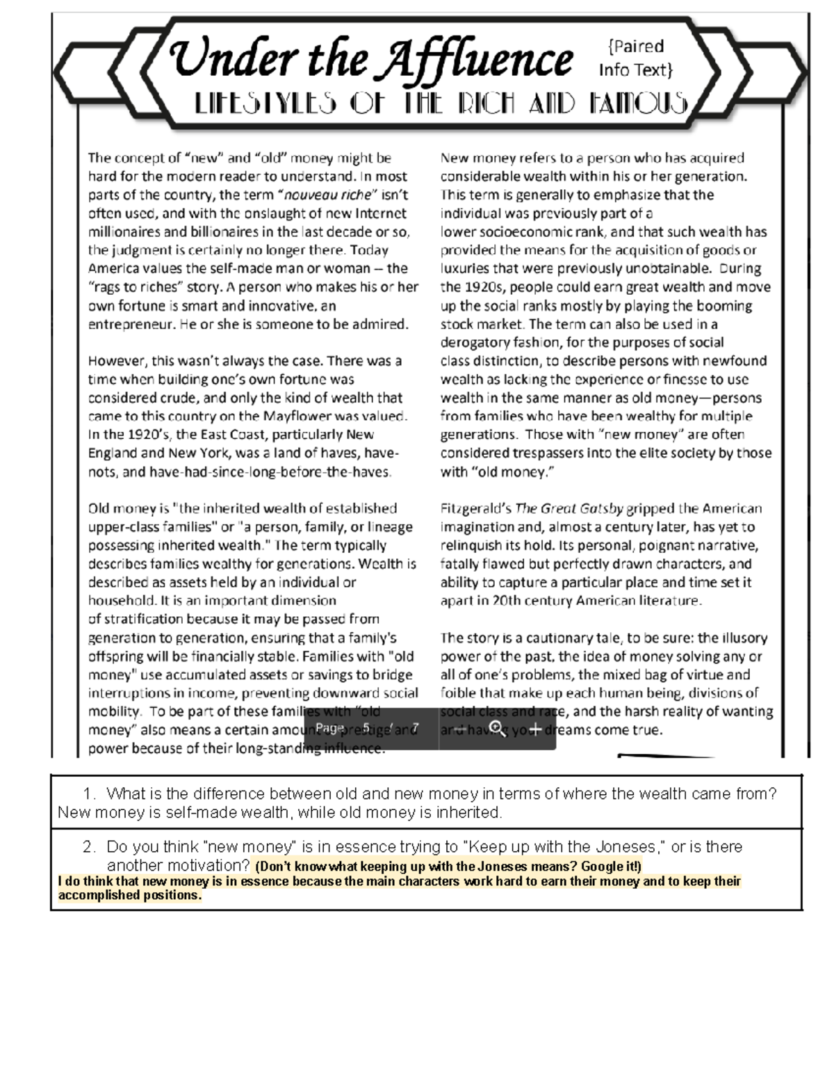 Old Money Vs. New Money What does it mean - What is the difference ...