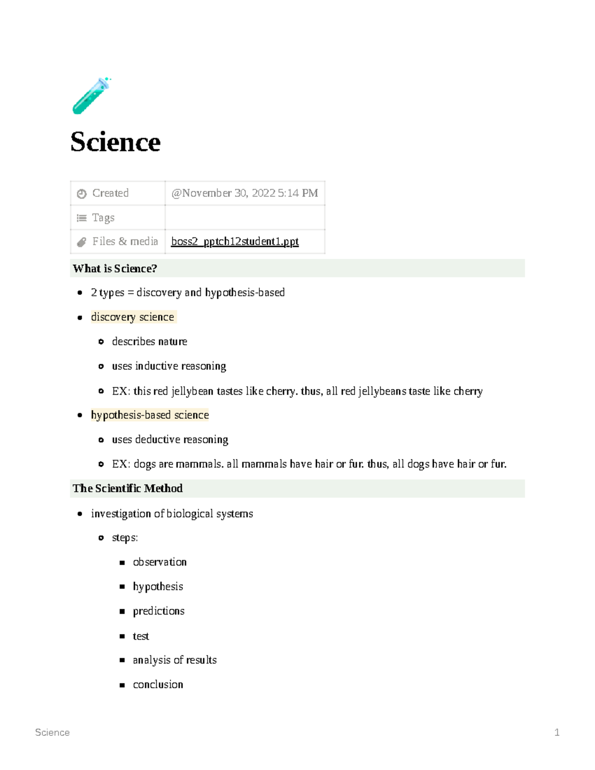 Science Lecture Notes - Science Created Tags Files & media boss2 ...