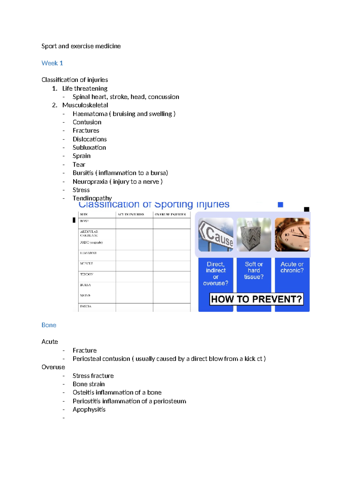 Sport and exercise medicine - Life threatening - Spinal heart, stroke ...