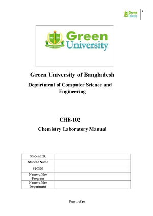 WP Lab Report 1 - Green University of Bangladesh Department of Computer ...