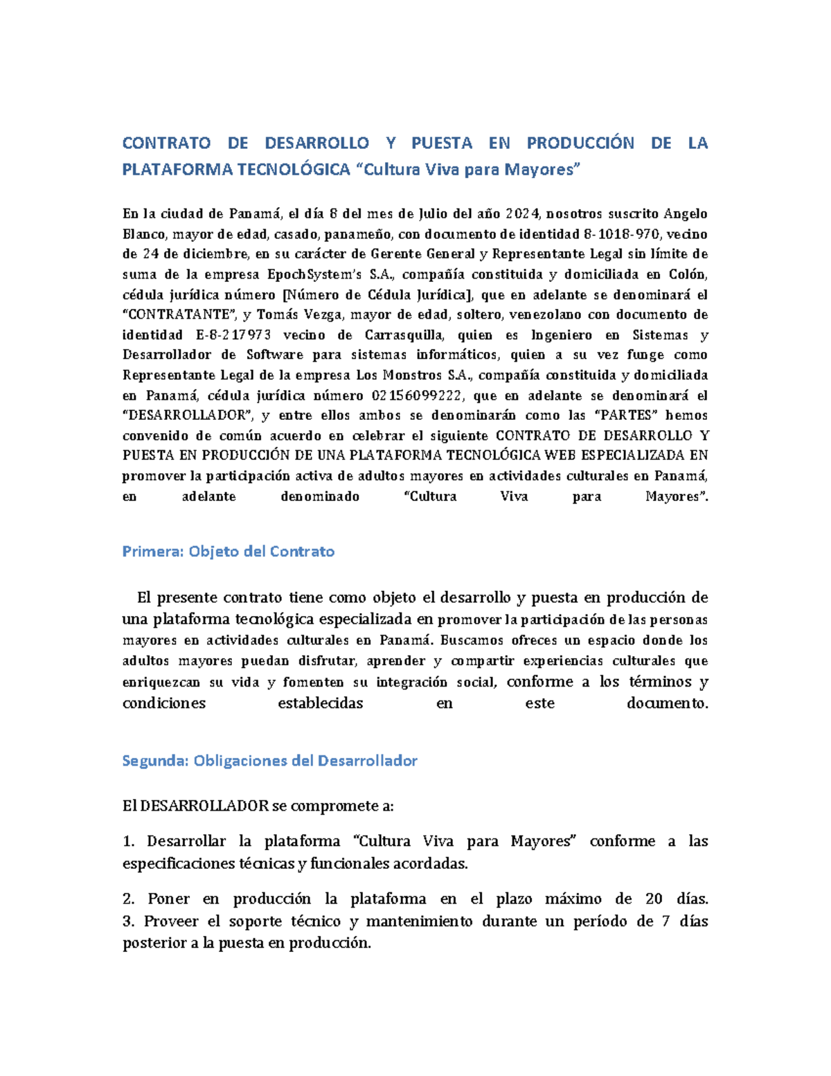 C3 - knlk - CONTRATO DE DESARROLLO Y PUESTA EN PRODUCCIÓN DE LA ...