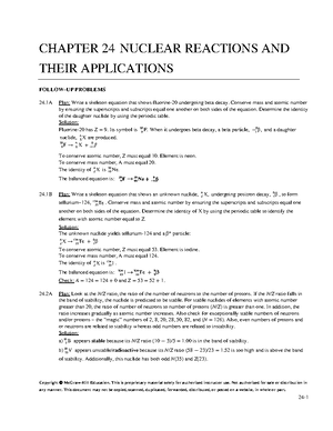 1장 문제,답지 - silberberg - 1- CHAPTER 1 KEYS TO THE STUDY OF CHEMISTRY END–OF–CHAPTER PROBLEMS 1 ...
