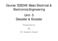Electronics and Communication - ECE 249 - LPU - Studocu