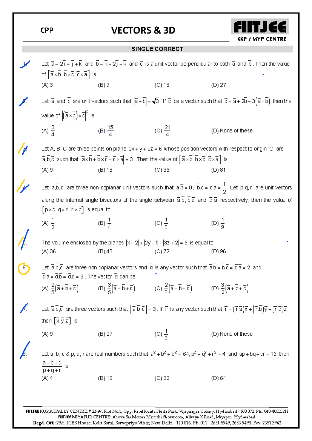 Vectors & 3D CPP (MNR) 17-01-2024 - CPP VECTORS & 3D ` KKP / MYP CENTRE ...