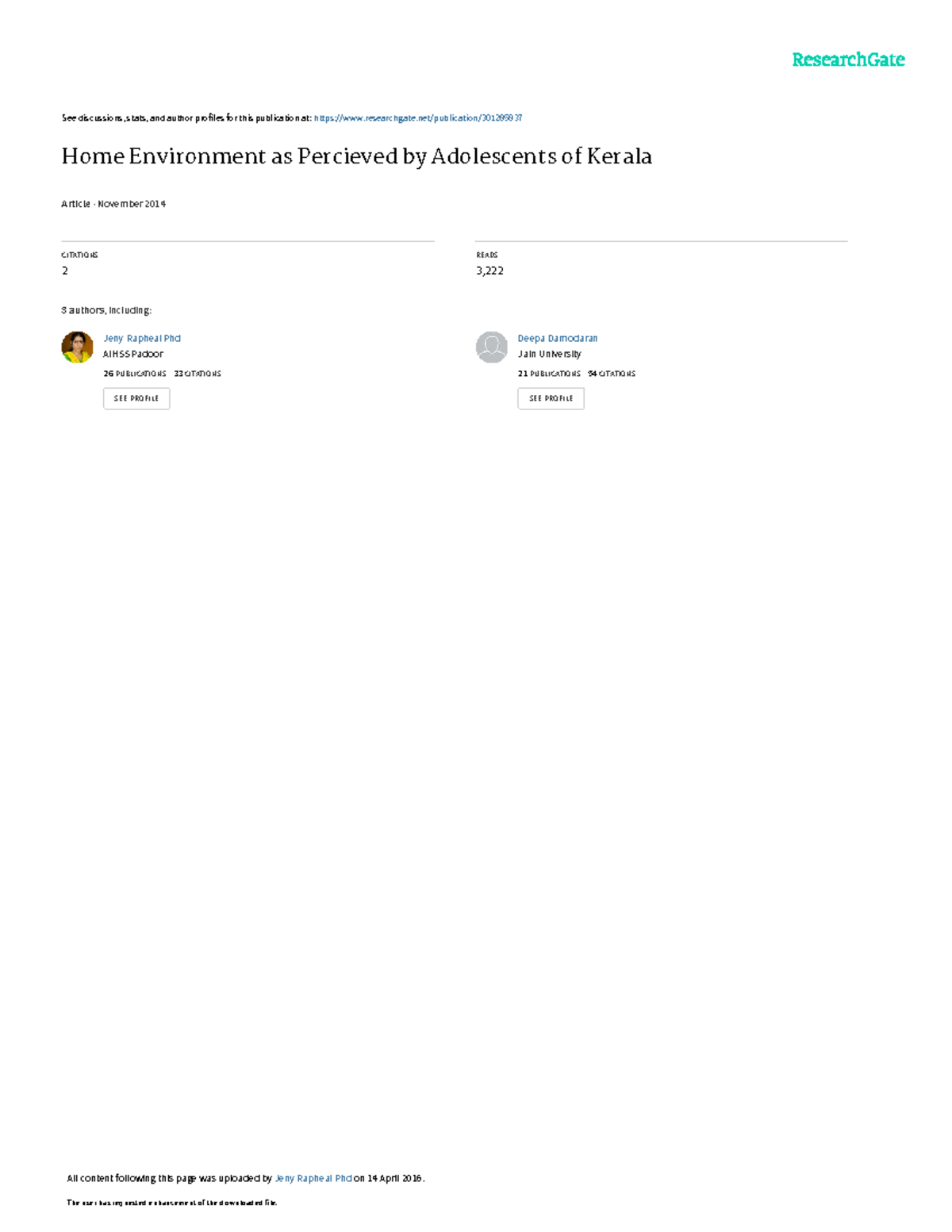 Losign my mind - good work - See discussions, stats, and author profiles for this publication at ...