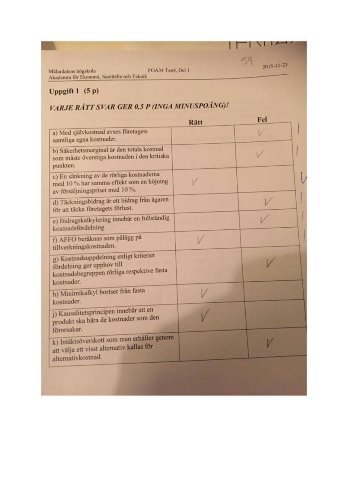 Ten 4 Del 1 - Exempel tenta - Studocu