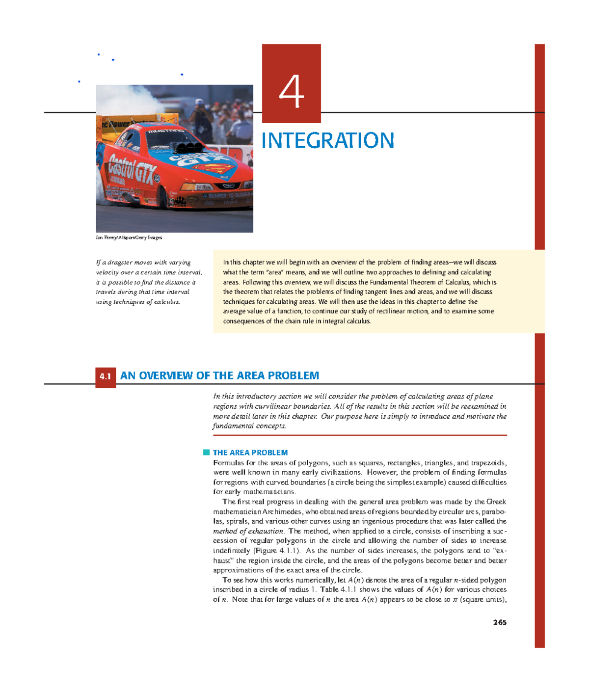 Math work ch-4 - Math work - ####### 265 Jon Ferrey/Allsport/Getty Images 4 ####### If a ...