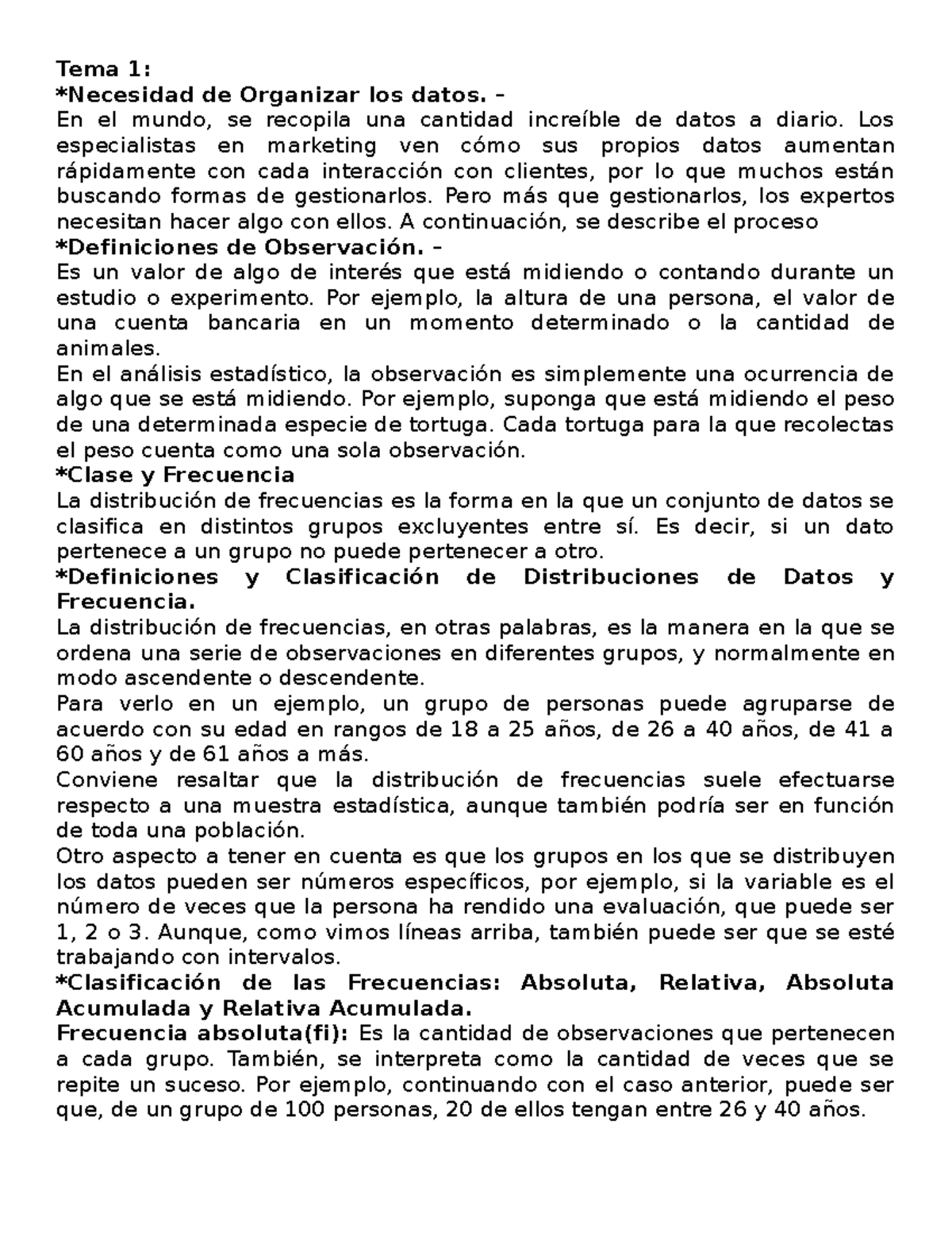 Unidad II para taller - Analisis de datos - base de datos - UBV - Studocu