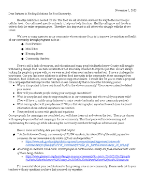 Copy of Draft 2022 FIC Report - DRAFT 2022 Bartholomew County Food ...