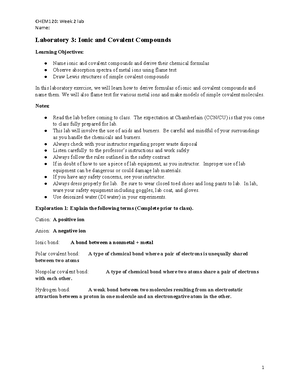 Week 5 Lab Assignment - CHEM120-62398 - Studocu