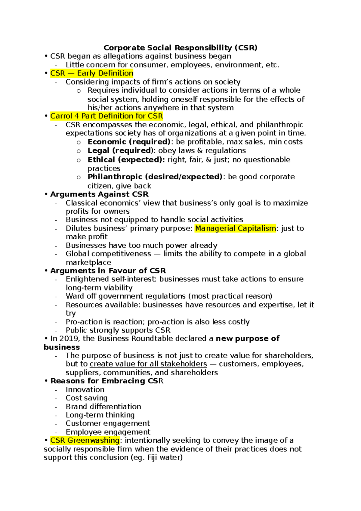 CSR - Corporate social responsibility - Corporate Social Responsibility ...