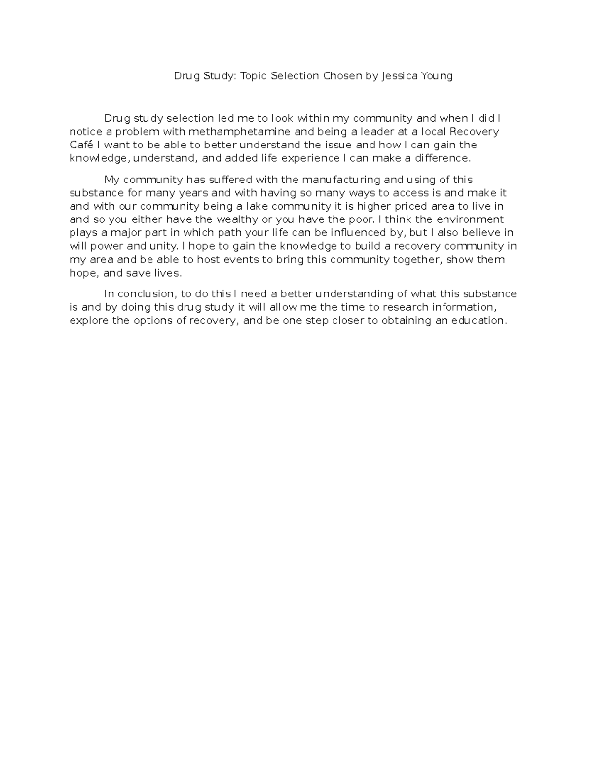 Drug study selection - Summary Psychopharmacology in Treatment of ...