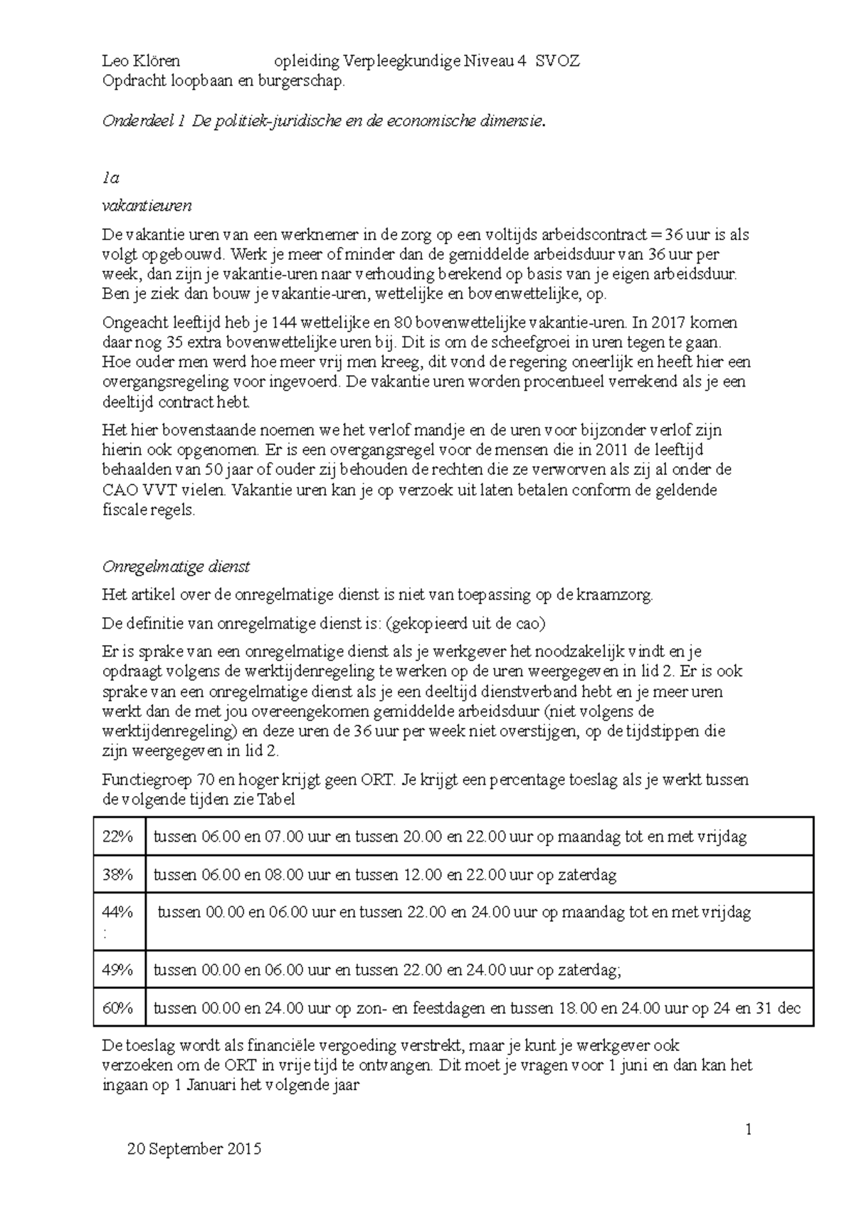 Loopbaan en burgerschap - Onderdeel 1 De politiek-juridische en de ...