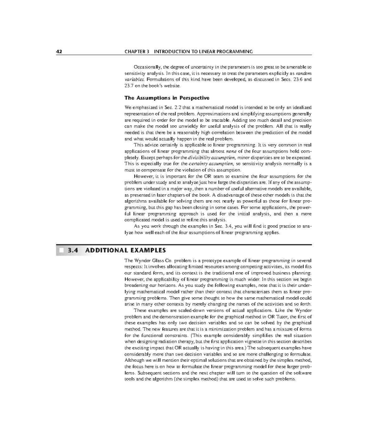 Part 3 Groupwork 1 - 42 CHAPTER 3 INTRODUCTION TO LINEAR PROGRAMMING ...