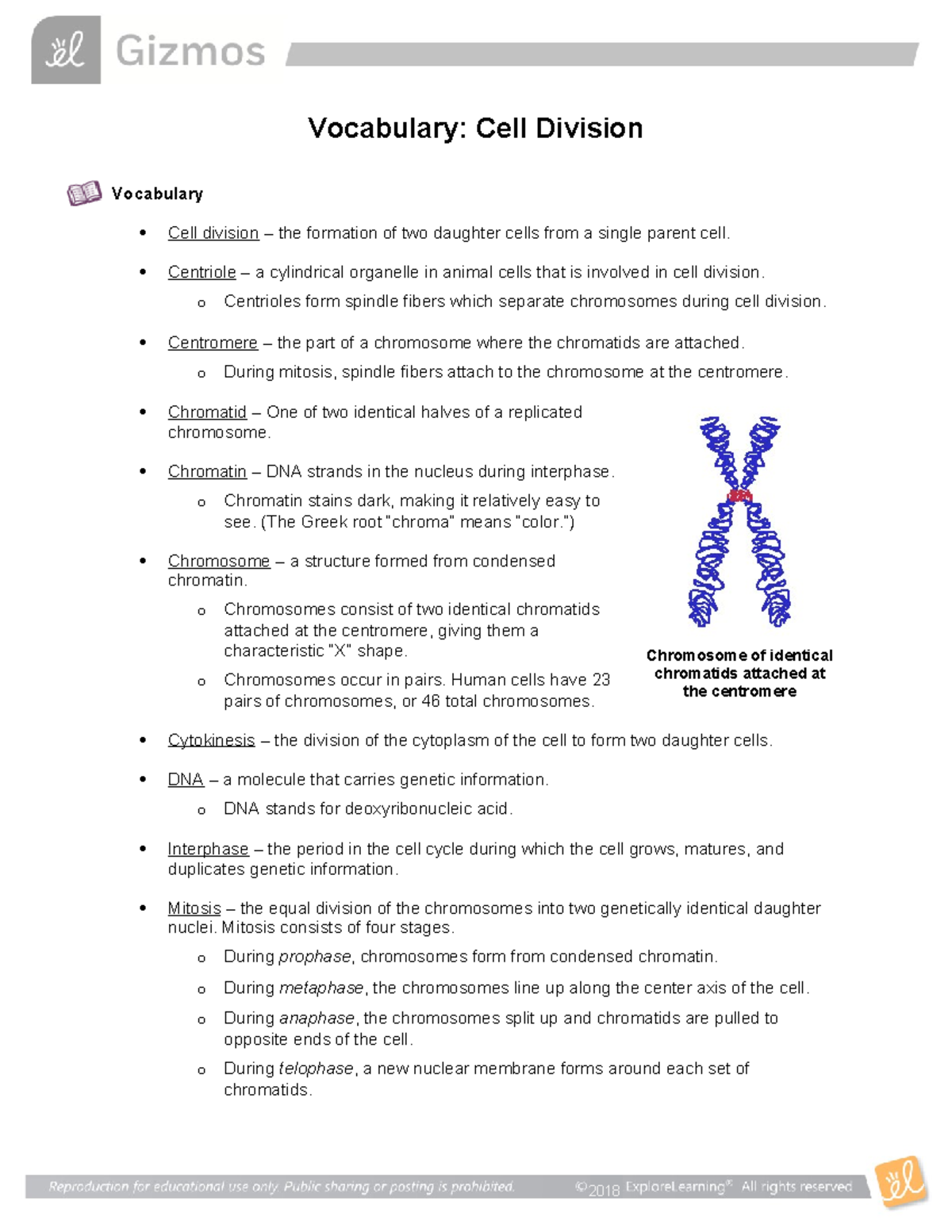 Cell Division Vocab - this is perfect for studying biology - 2018 ...