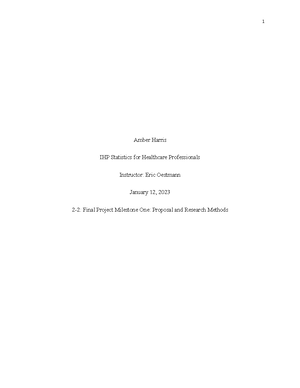 IHP-340 Module 4 Short Paper - Thompson 1 Courtney Thompson Southern ...