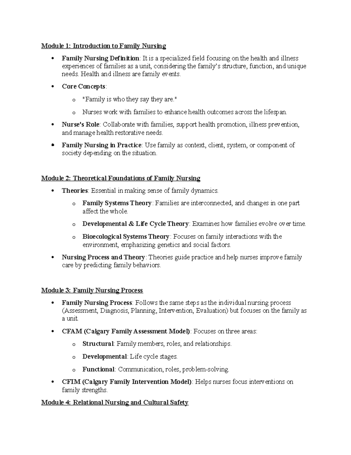 Midterm review notes - MODULES SUMMARIZED - Module 1: Introduction to ...