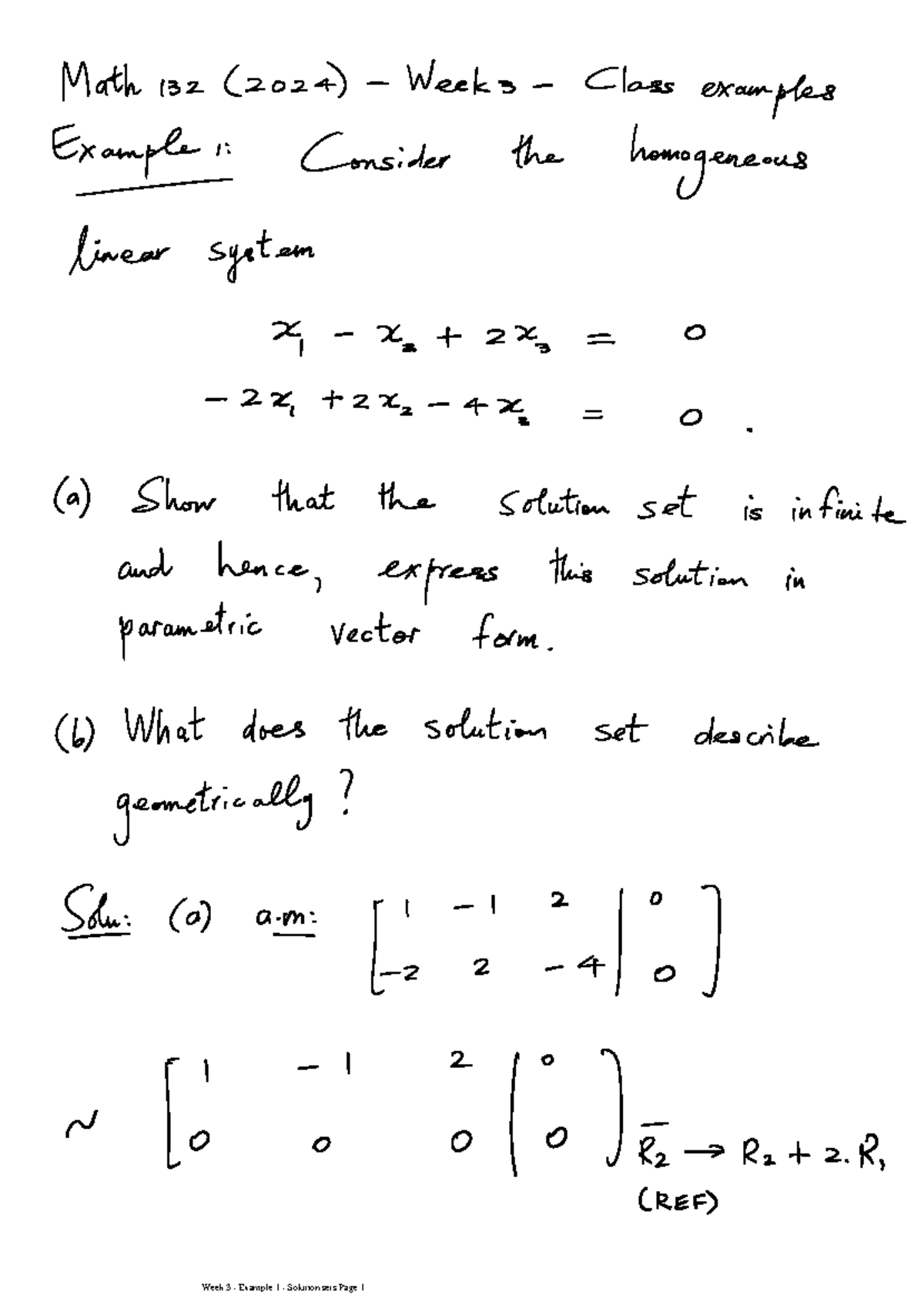 15. Week 3 - Example 1 - Solution sets - TPS2601 - Studocu
