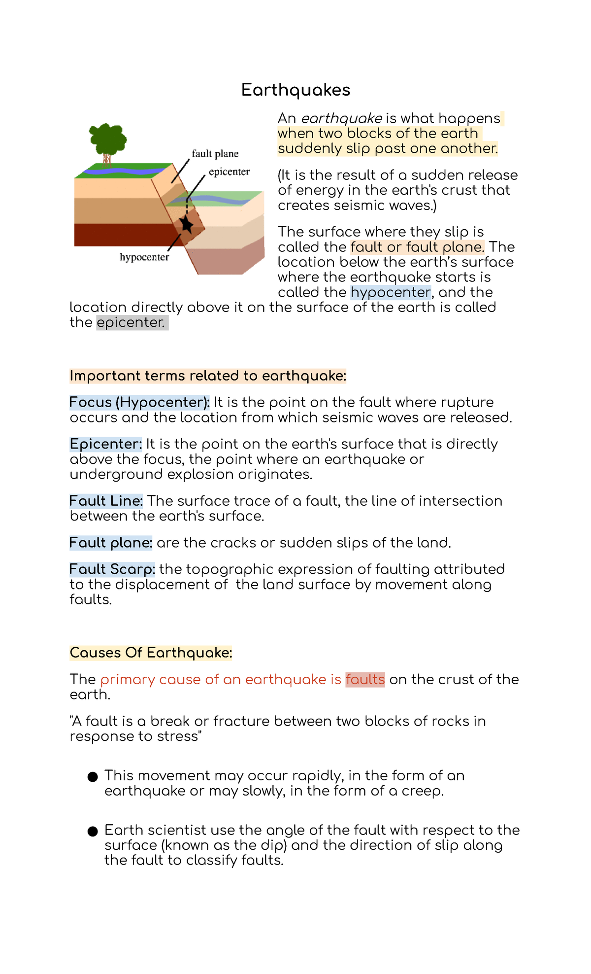 All About Earthquakes 220905 - Earthquakes An earthquake is what ...