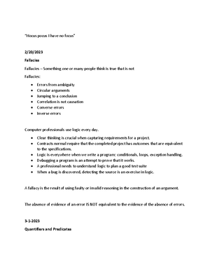 Discrete Math Notes - 1/23/ Sets Sets – Integer numbers Sets – A ...