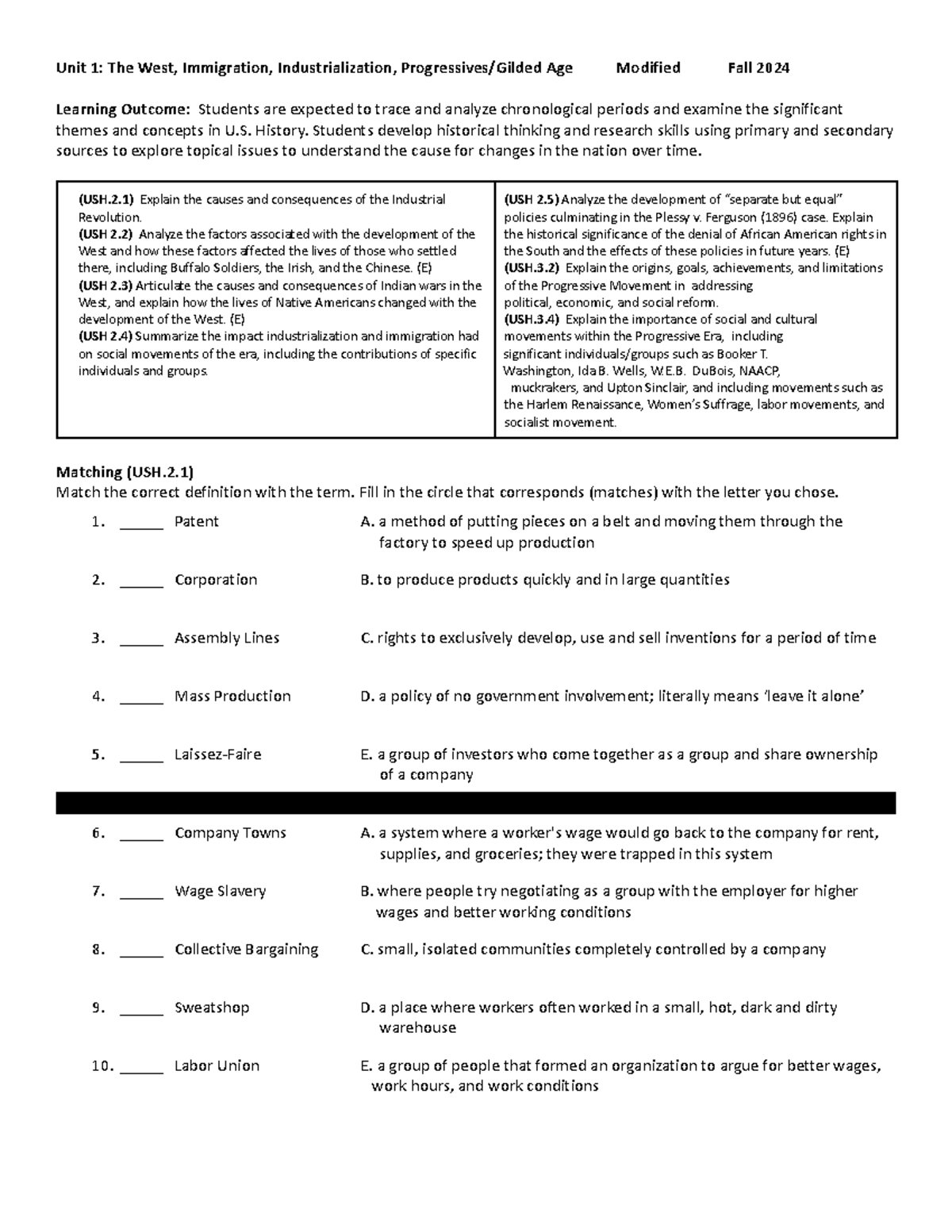 Upload 4582 - download - Unit 1: The West, Immigration ...