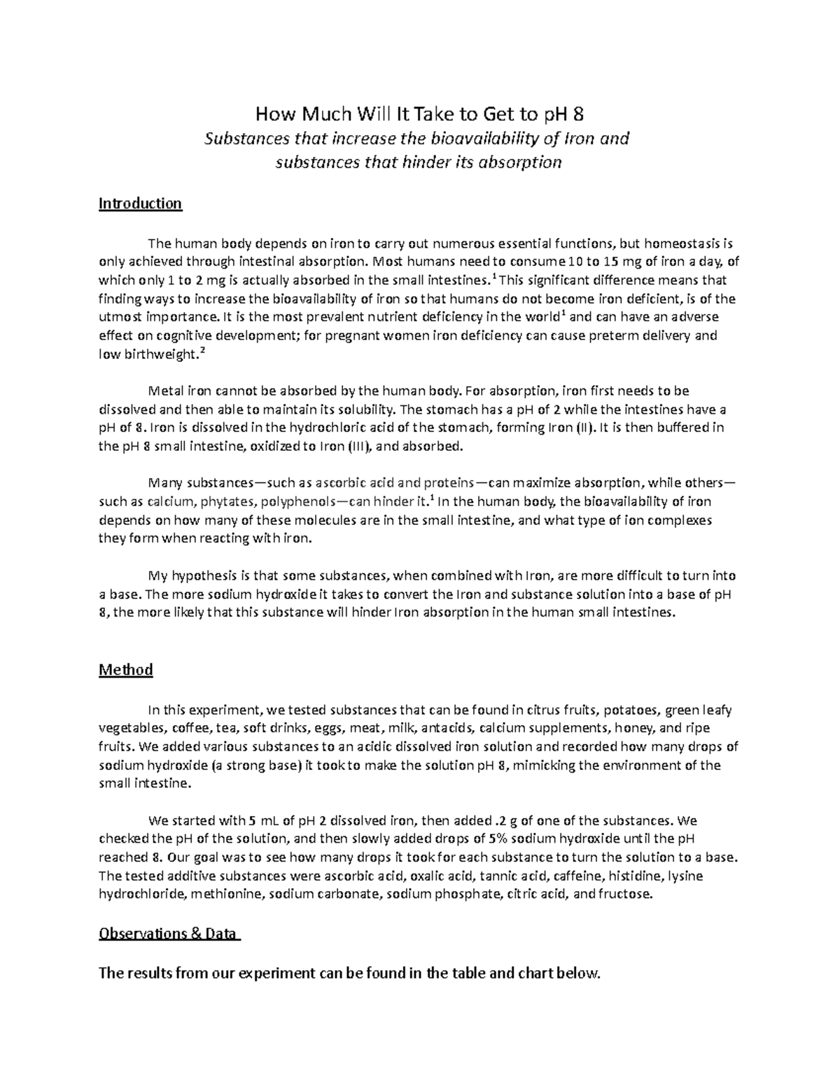 Chem lab report measurement and error - How Much Will It Take to Get to ...
