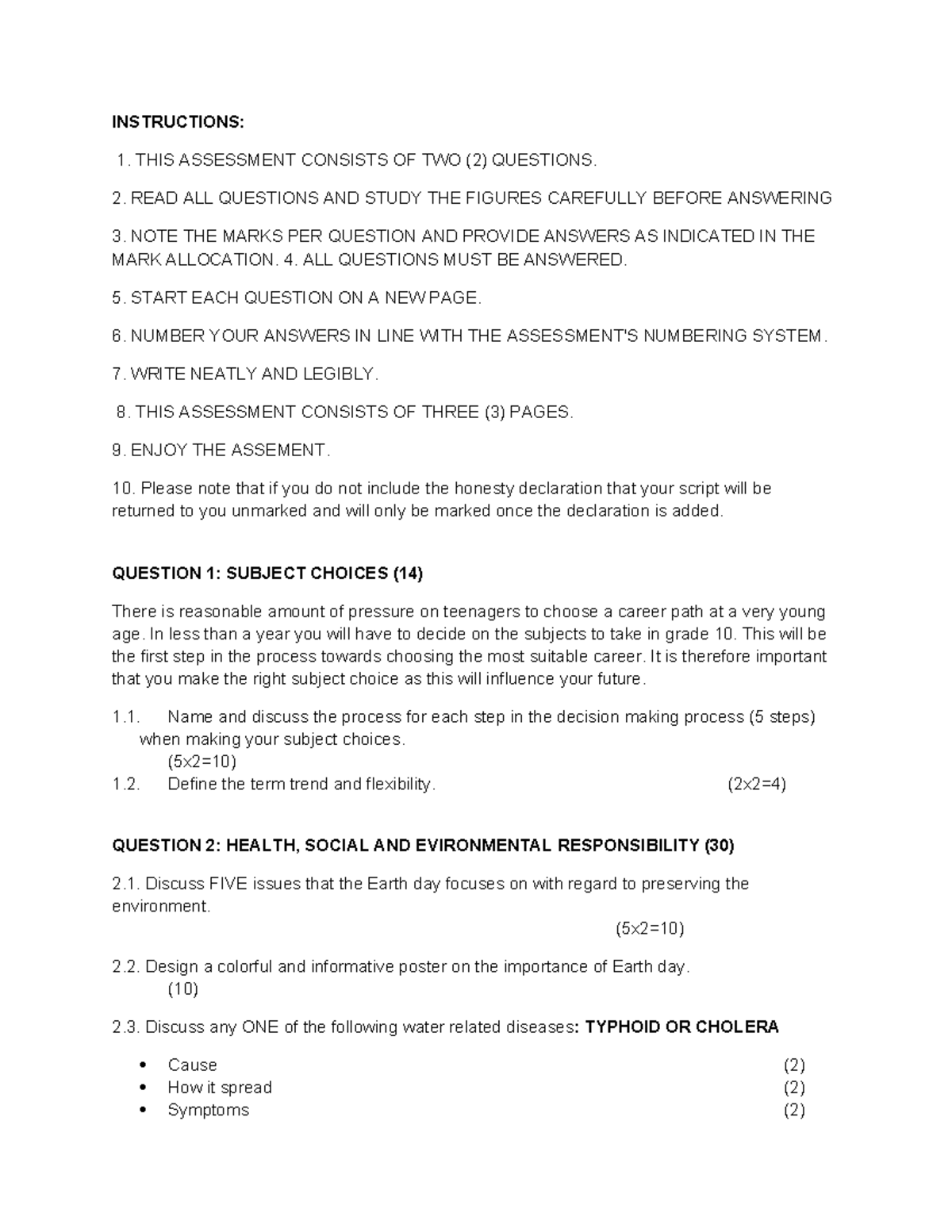 LO TASK TERM 3 2024 - Uses online resources to compile task ...