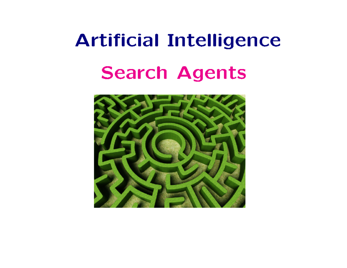 3 AI edx search agents 2 - Artificial Intelligence Search Agents Goal ...