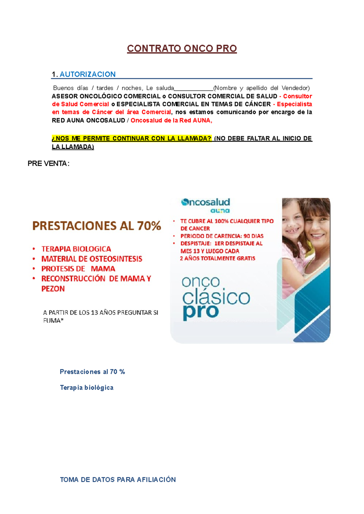Speech Regular TLMK Onco PRO - 03 - CONTRATO ONCO PRO 1. AUTORIZACION ...
