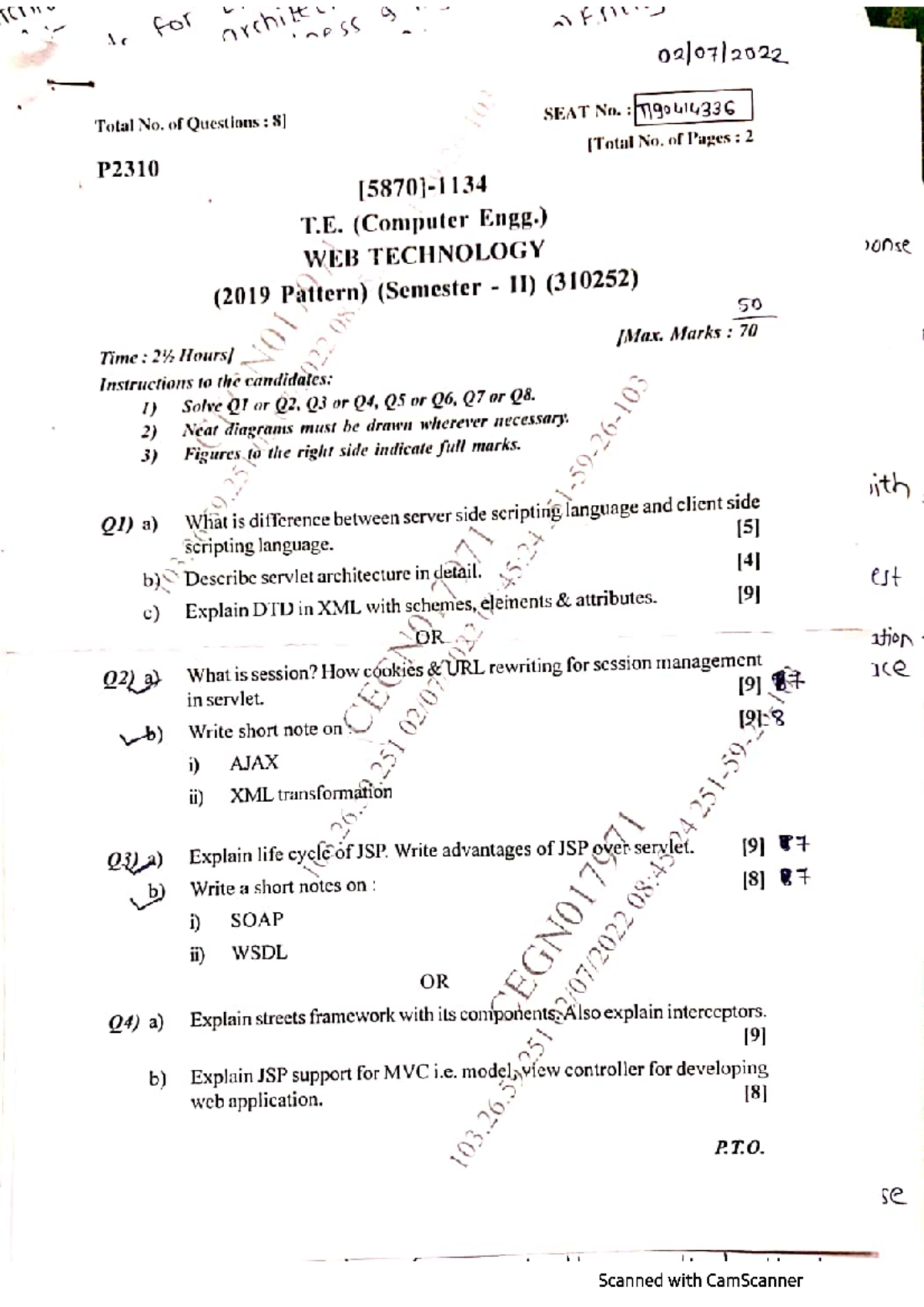 WT Notes - Web Technology - Studocu