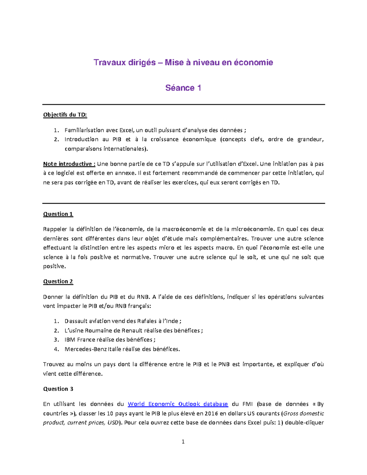 Td 1 S1a Notes De Cours Cours 1 Warning Tt Undefined Function 32 Warning Tt Undefined