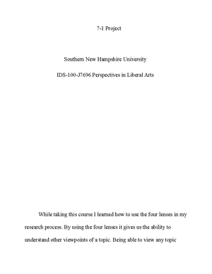 SNHU 107 Module Four Activity Template - SNHU 107 Module Four Activity ...