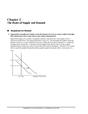 Solution manual Microeconomics Chapter 02 (pindyck) - Chapter 2 The ...