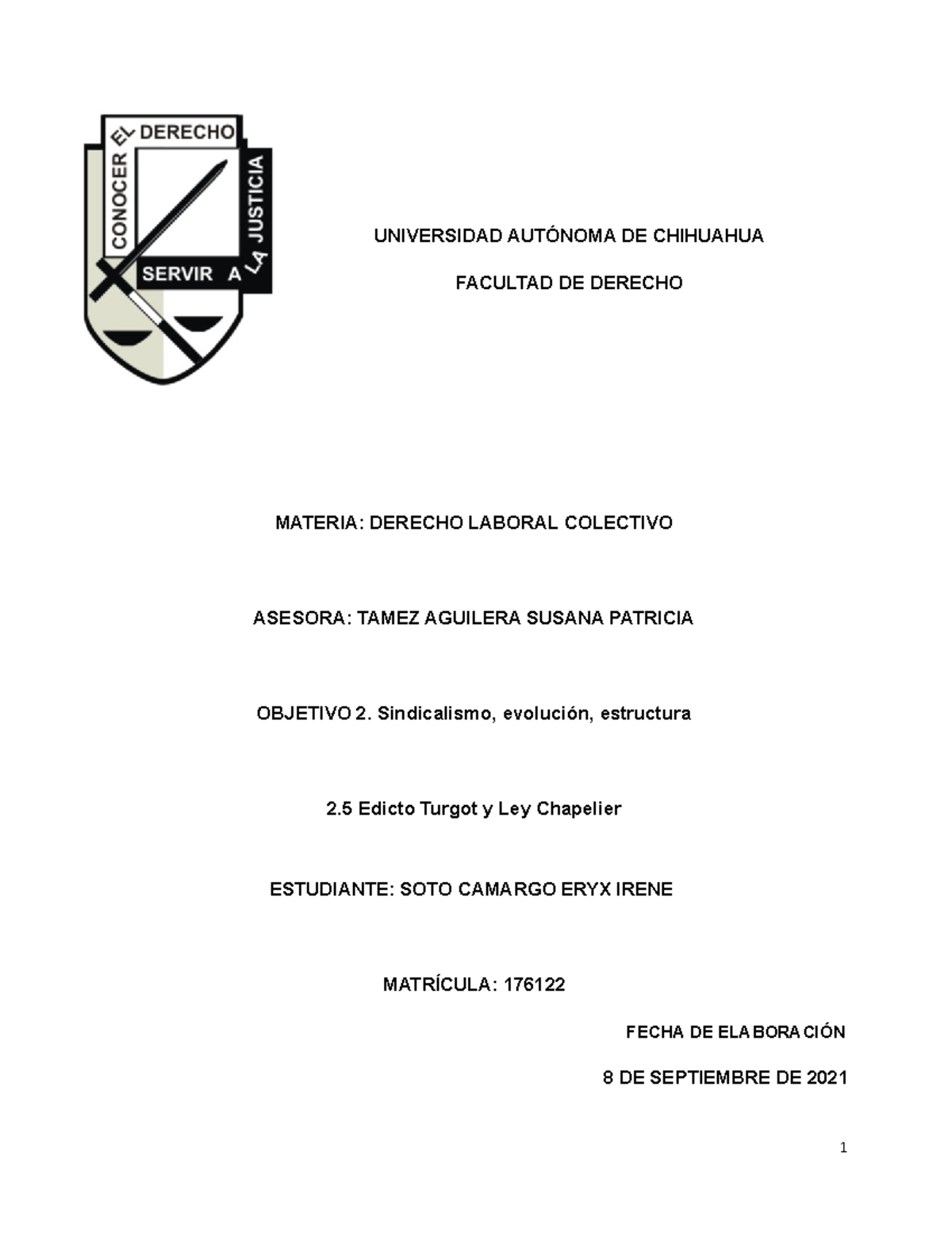 Trabajo Análisis del Edicto Turgot y Ley Chapelier sobre el ...