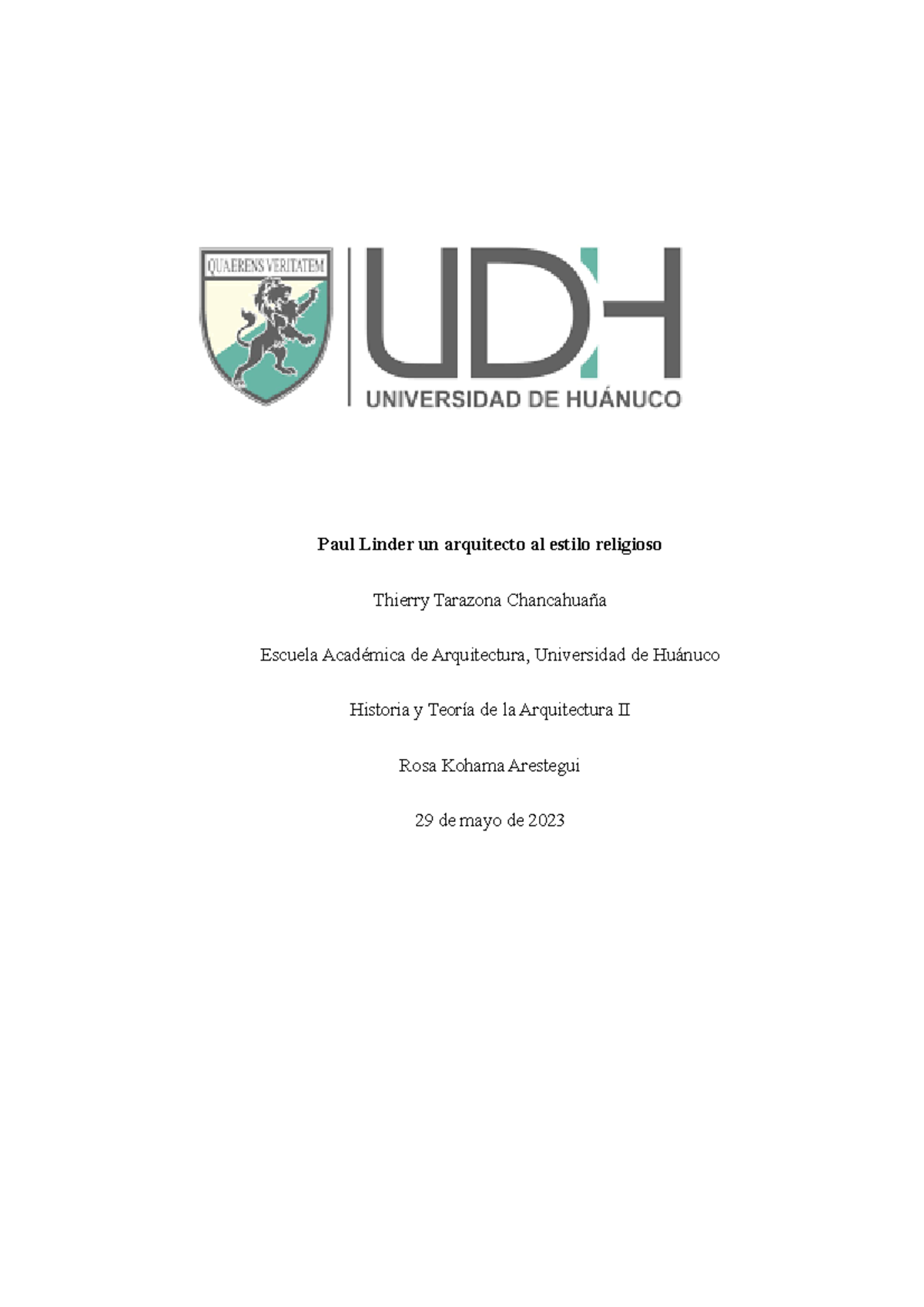 Bahuas un arquitecto - bahaus - Paul Linder un arquitecto al estilo ...