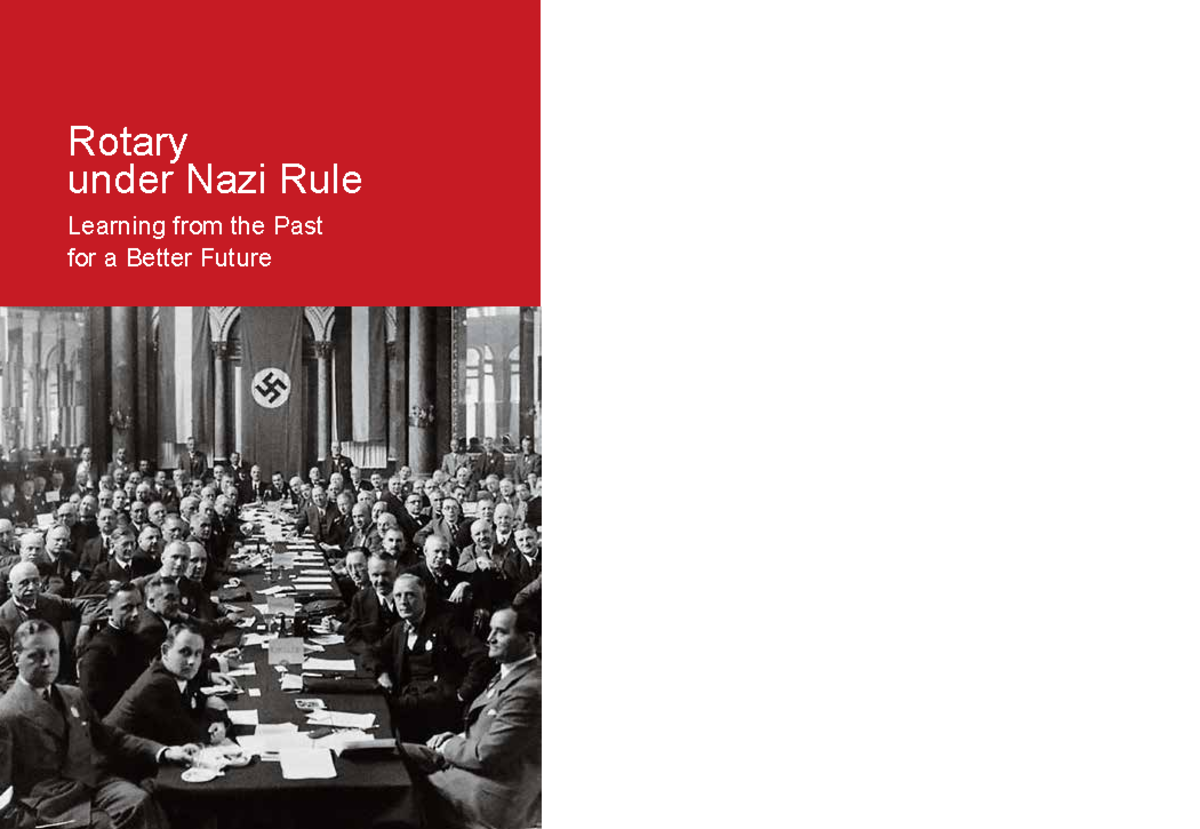 Booklet Teaser - Rotary under Nazi Rule Learning from the Past for a ...