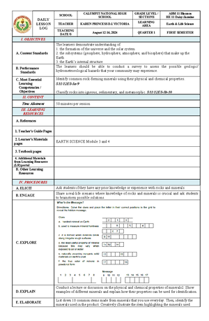 EALS-Week4-DLL - Lesson Plan - DAILY LESSON LOG SCHOOL CALUMPIT ...