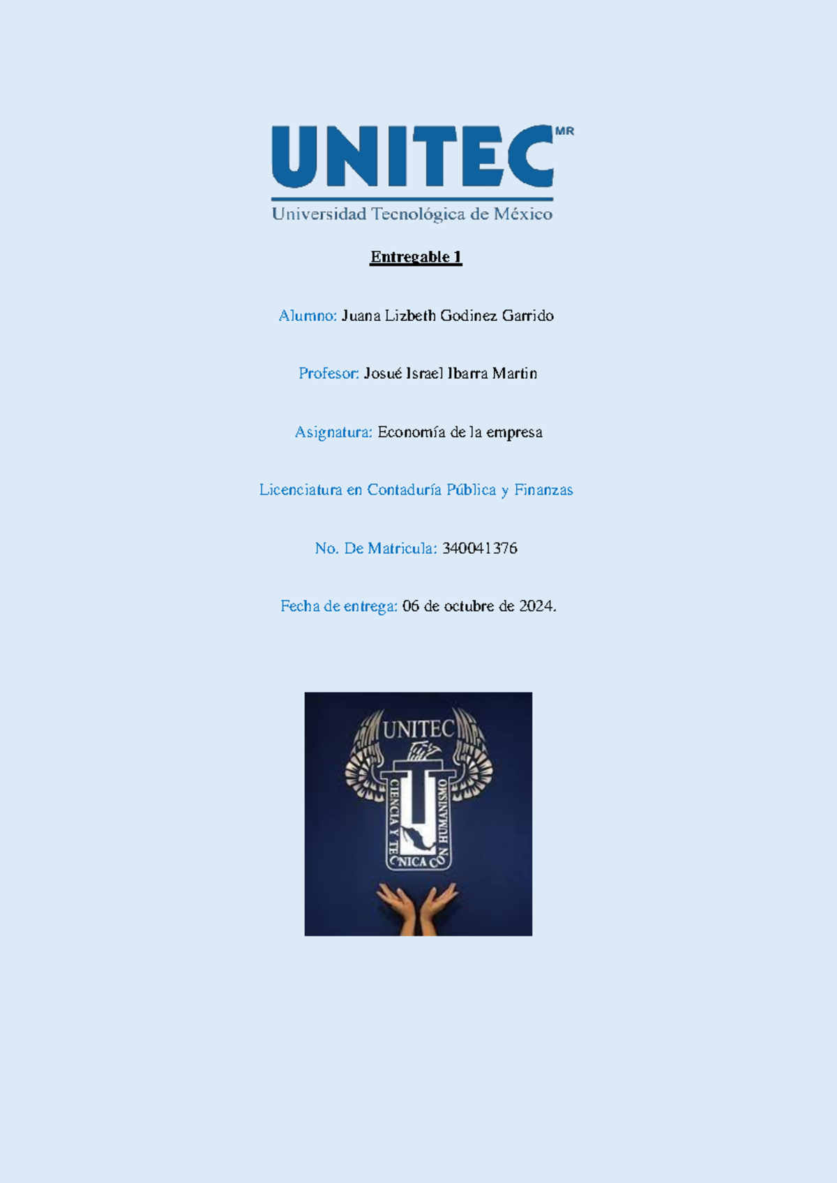 Entregable 1 JGG - Entregable 1 Alumno: Juana Lizbeth Godinez Garrido ...