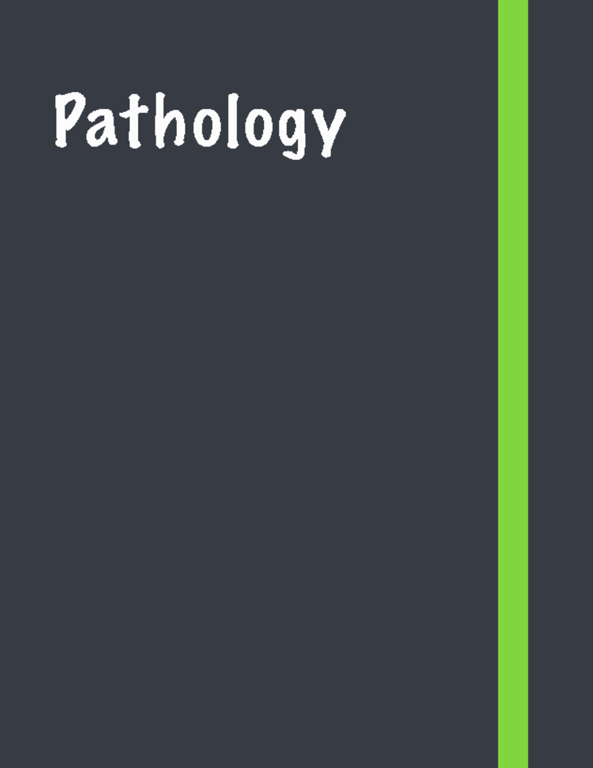 Pathology - Pathology d f g Cellular Adaptation Adaptation³ Response to ...
