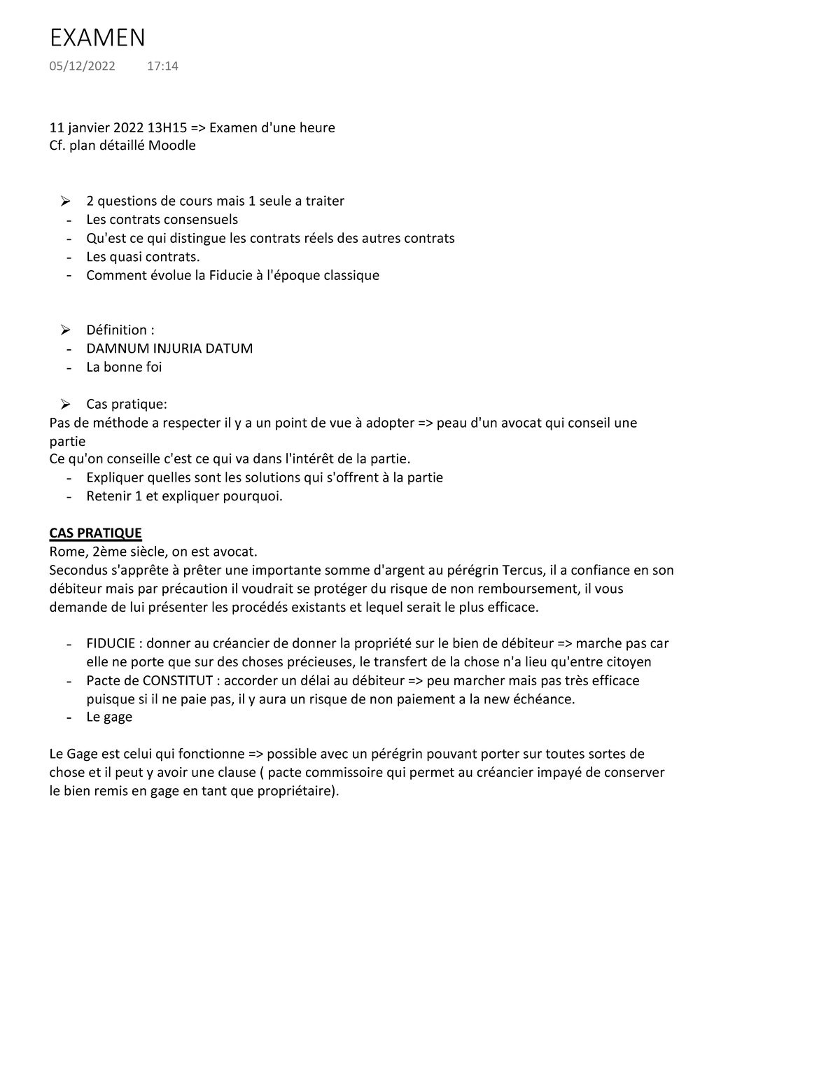 Exemple examen - f,dkl,fl,fkr - 11 janvier 2022 13H15 => Examen d'une ...