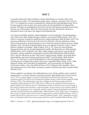 UNIT 1 Answer KEY - ANSWER KEY: UNIT 1 STUDY GUIDE POINTS Prevention ...