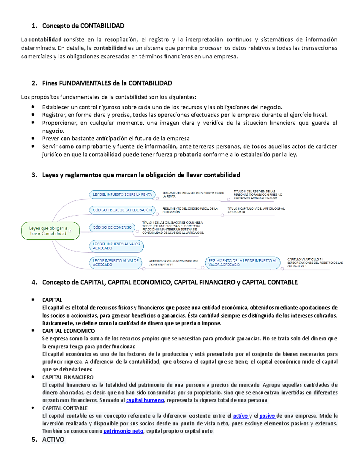 Concepto de Contabilidad - 1. Concepto de CONTABILIDAD La contabilidad ...
