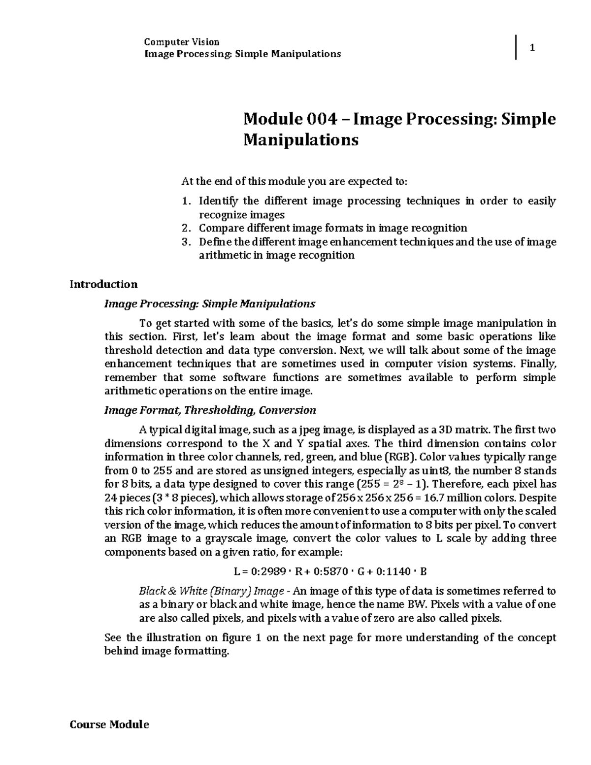 Image Processing and Simple Manipulations - Image Processing: Simple ...