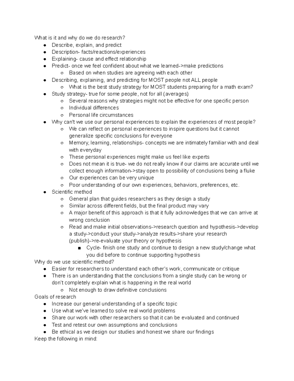 Research methods in psychology - What is it and why do we do research ...